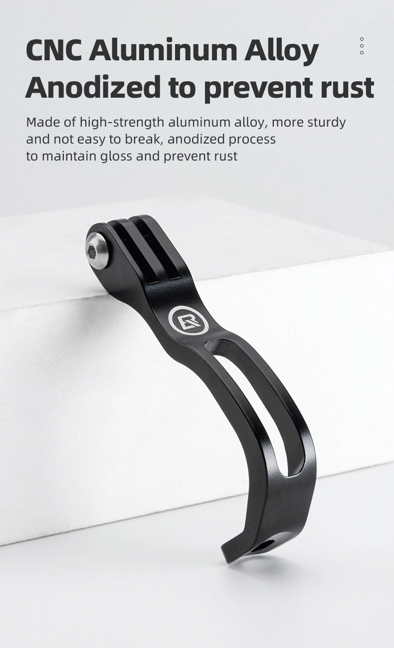 【3-day Delivery】ROCKBROS Bike Front Fork Light Stand For GoPro Camera ...