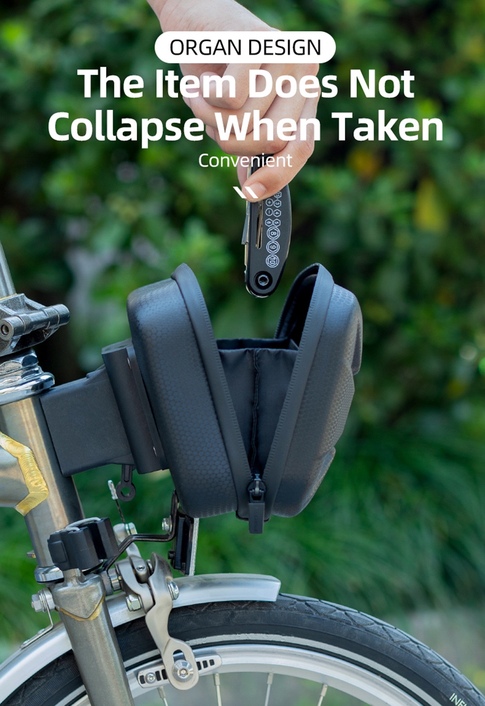 【SG Delivery】ROCKBROS Bicycle Front Bag Waterproof Hard Shell Bike Bag ...