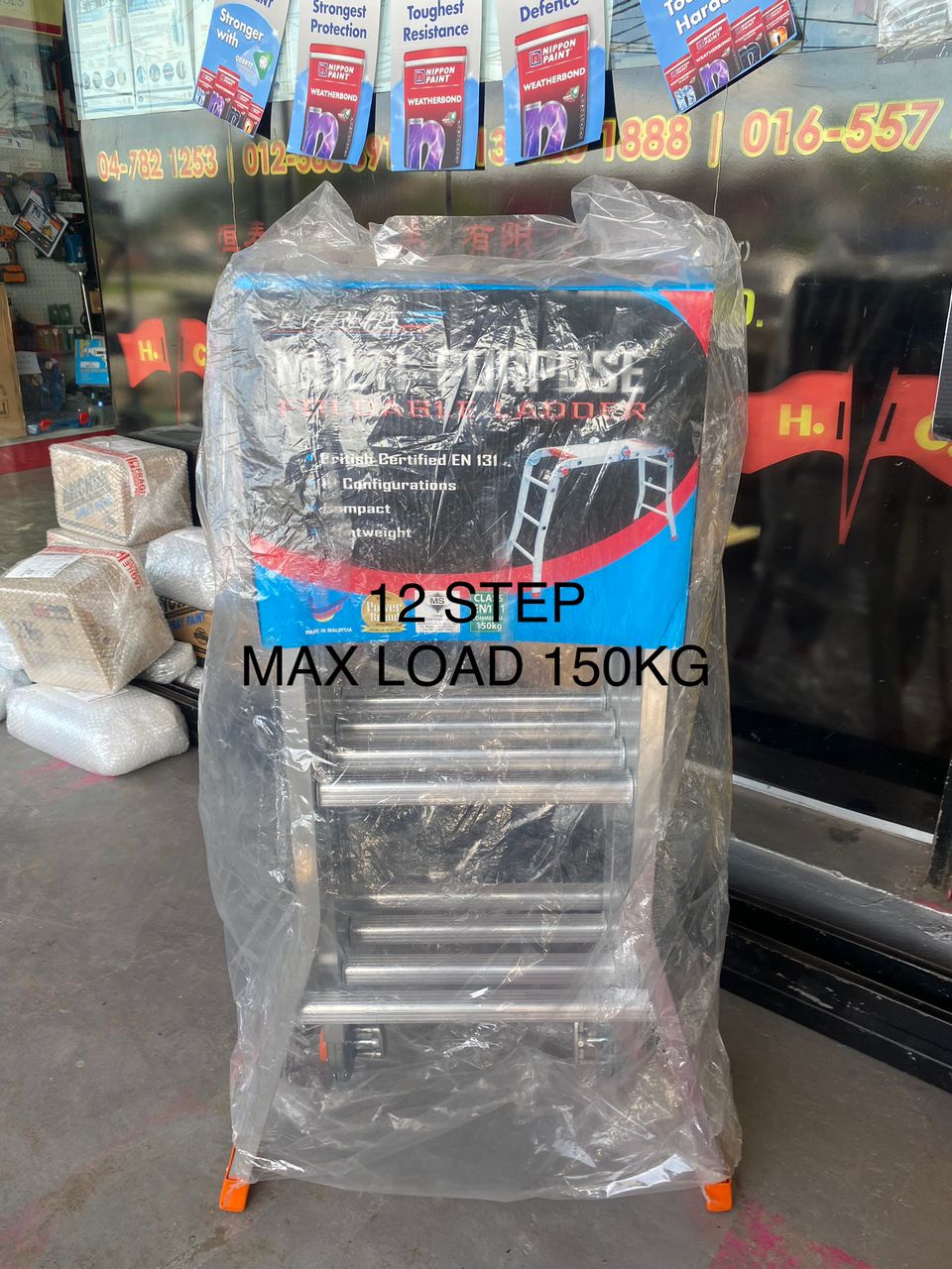 Everlas Multipurpose Ladder 12 Steps Multipurpose Ladder | Tangga Lipat ...