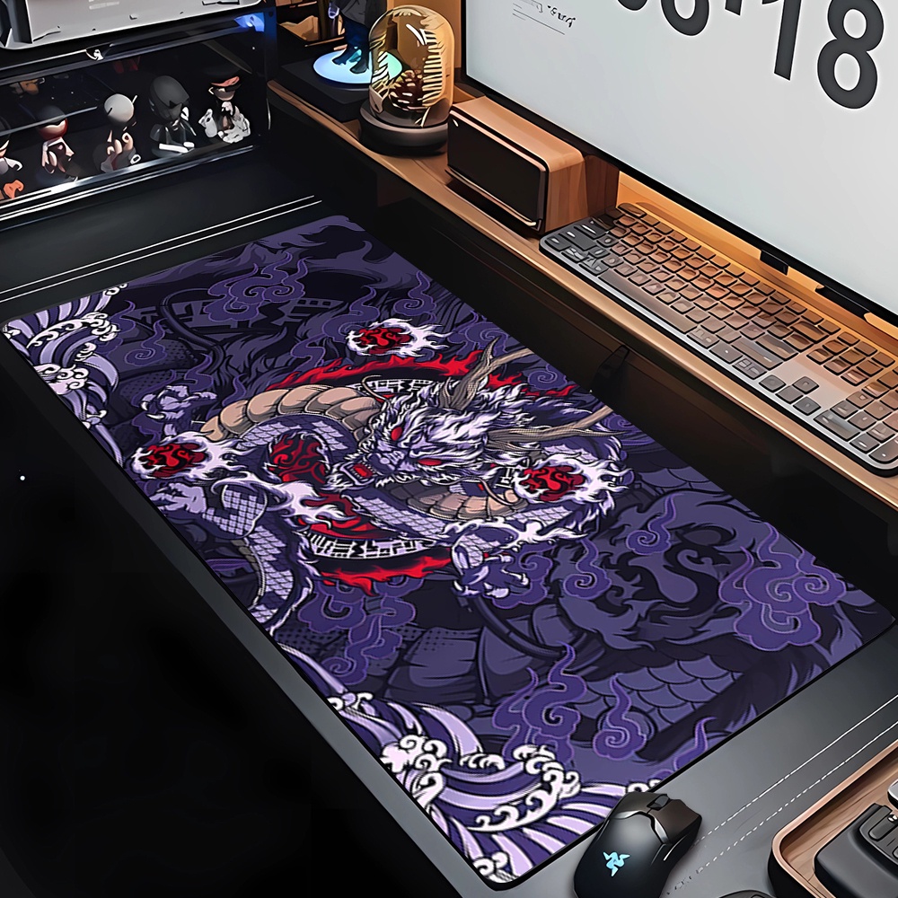 XXL PC Gamer Laptop Desk Mat Large Game Mouse Pad Japanese Dragon ...