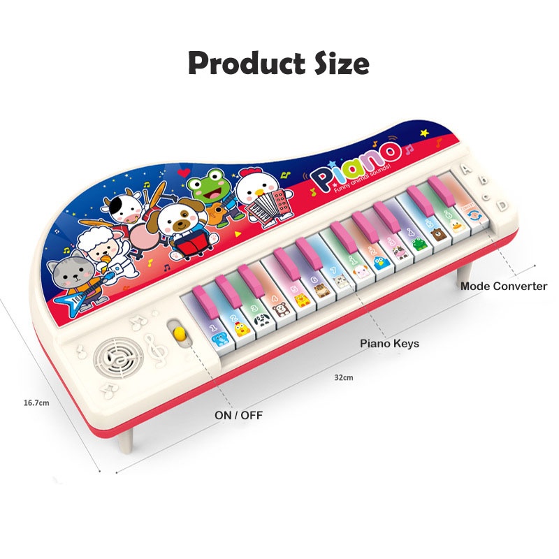 Kids Piano Toy, Electronic Keyboard Musical Instrument, Music playing ...