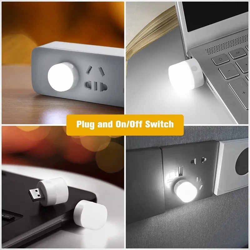 10Pcs Portable USB Mini Night Light / LED Eye Protection Reading Light ...
