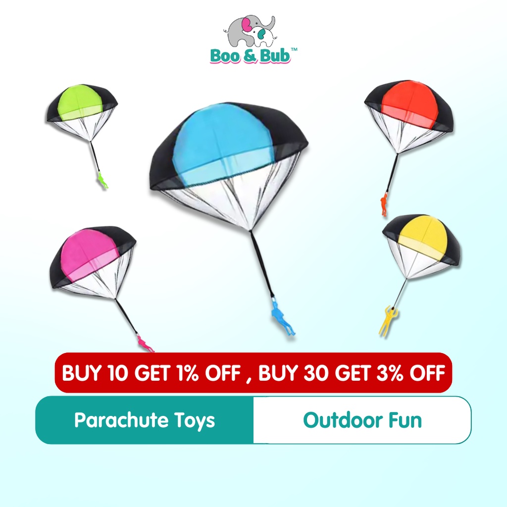 Boo&Bub Kids Hand Throwing Parachute Outdoor Fun Toys | Children ...