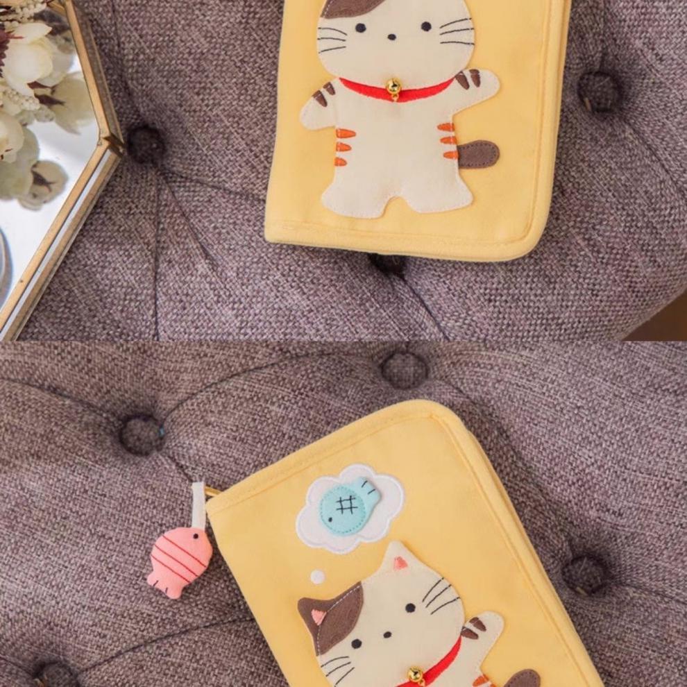 Bobo Cat Carra Bag Coin Purse Cotton Wiring Bag Storage Bag Yellow ...