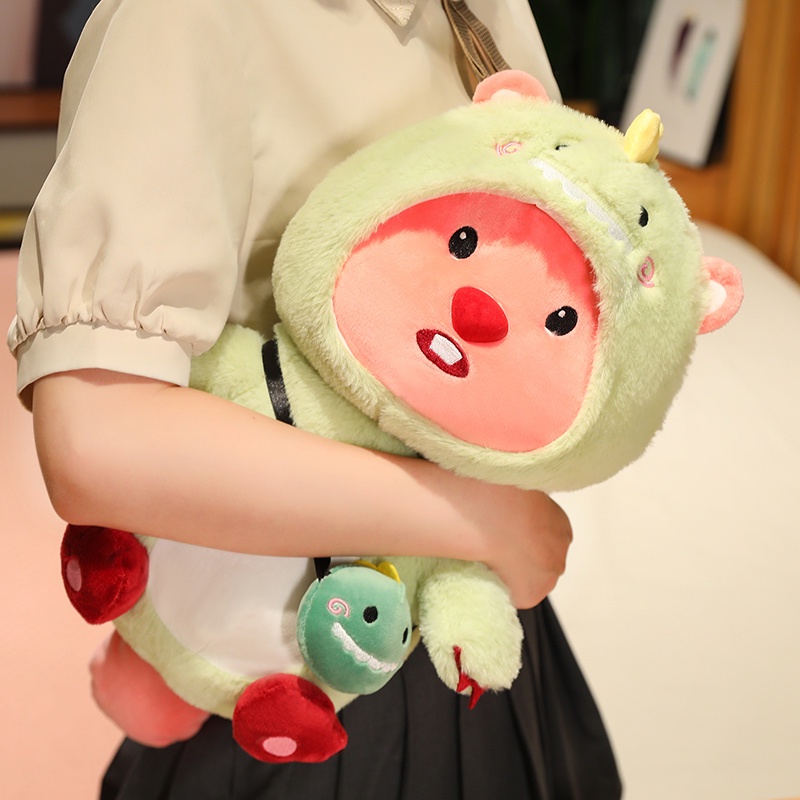 Little Beaver Loopy Toy Emotion Plush Toy Transforms Into Rabbit ...