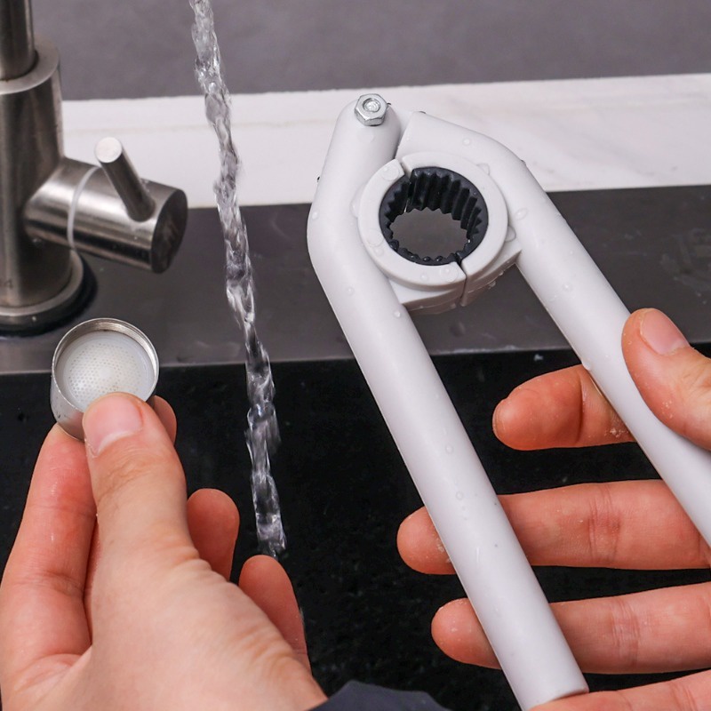 Bathrooms Faucet Aerator Plastic Small Wrench / Home Protable Grey ...