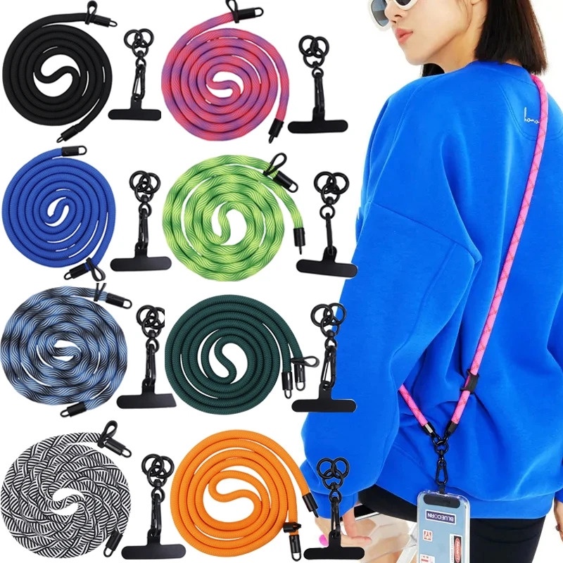 Universal Thickened Mobile Phone Card Lanyard / Adjustable Anti-Lost ...