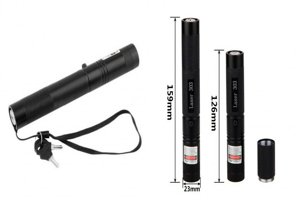 Laser Pointer Pen Rechargeable High Beam Red/Purple/Green Light Laser ...
