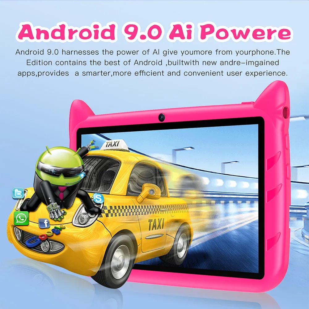 New Kids Tablet 5G WiFi 7 Inch Tablet Pc Children's Gift Kids Learning ...