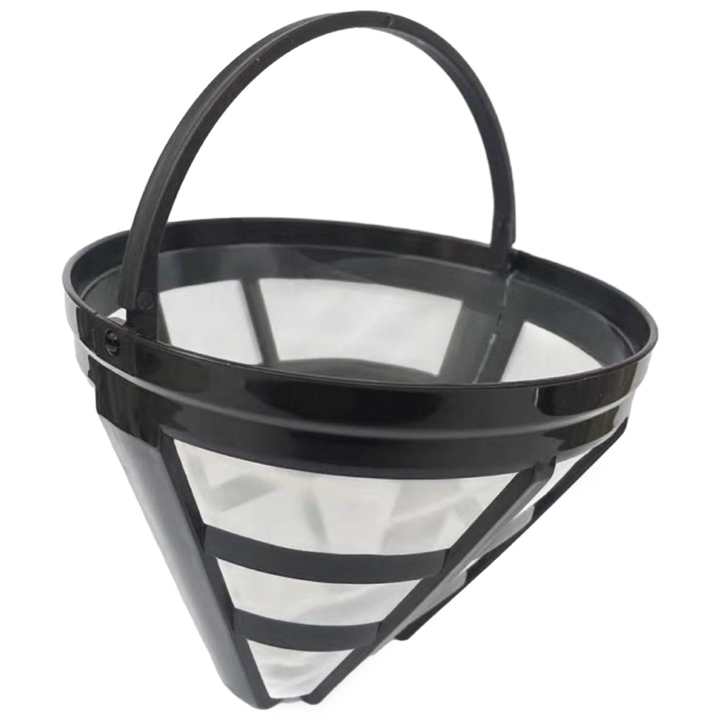 【In Stock】PP Plastic Nylon Reusable Cone Shape Permanent Coffee Filter ...