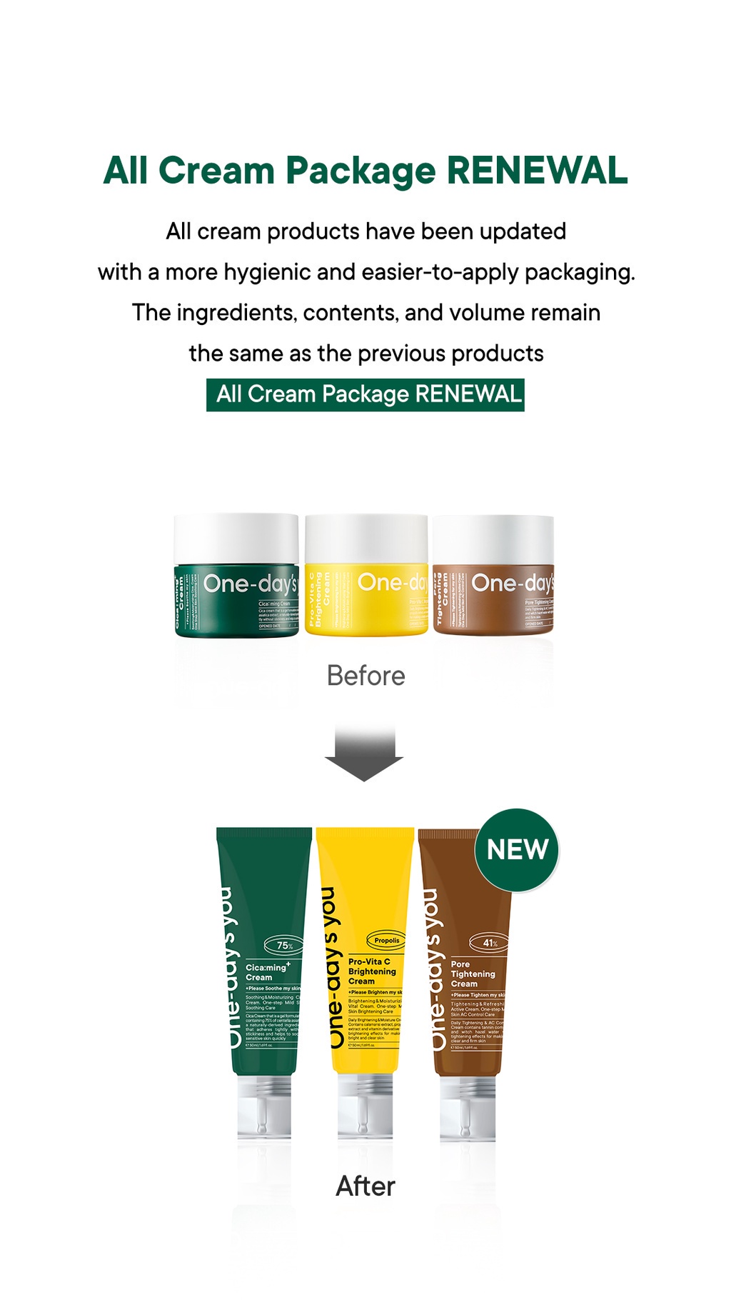 [ONE DAY'S YOU] Pro Vita-C Brightening & Moiturizing Cream (50ml ...