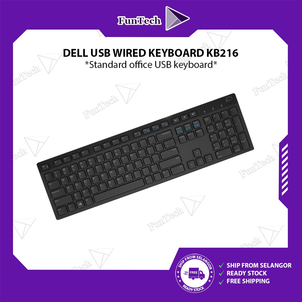 Dell Multimedia Keyboard KB216 | Shopee Singapore