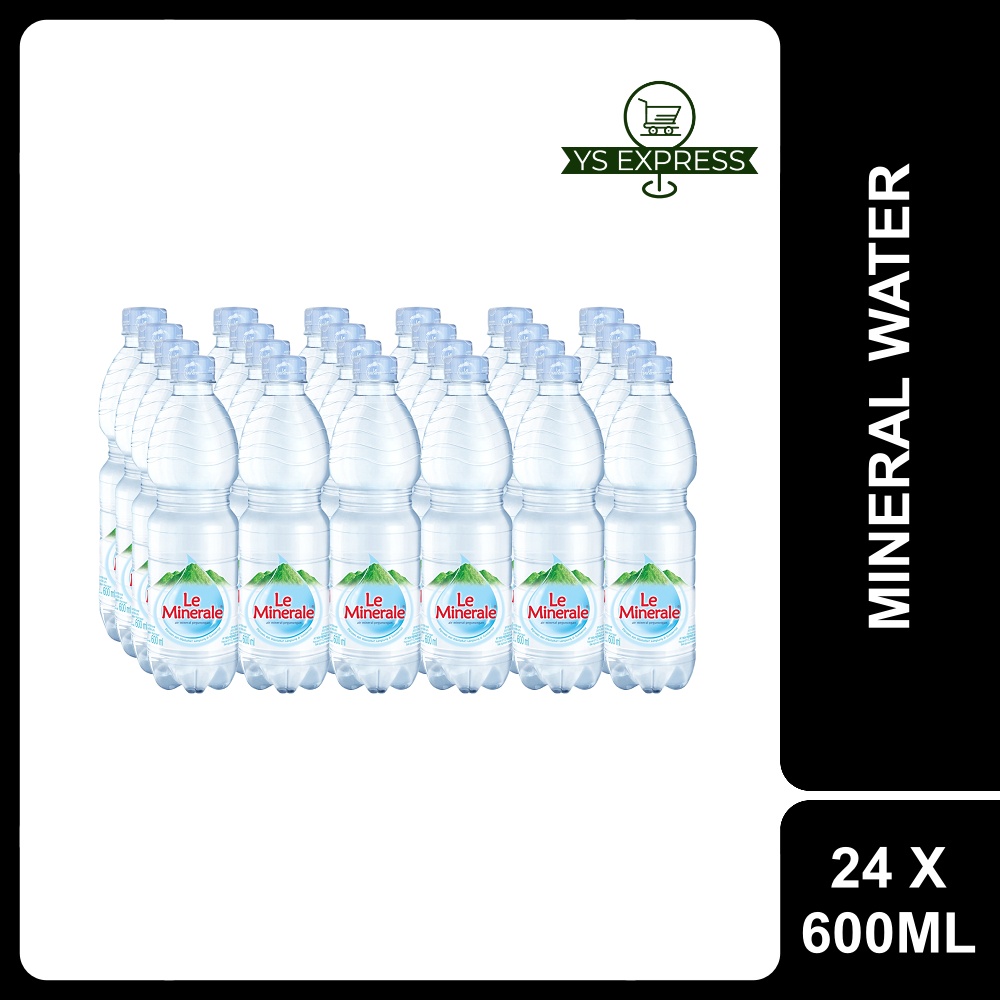 LE MINERALE Natural Mineral Water 24 X 600ML | Shopee Singapore