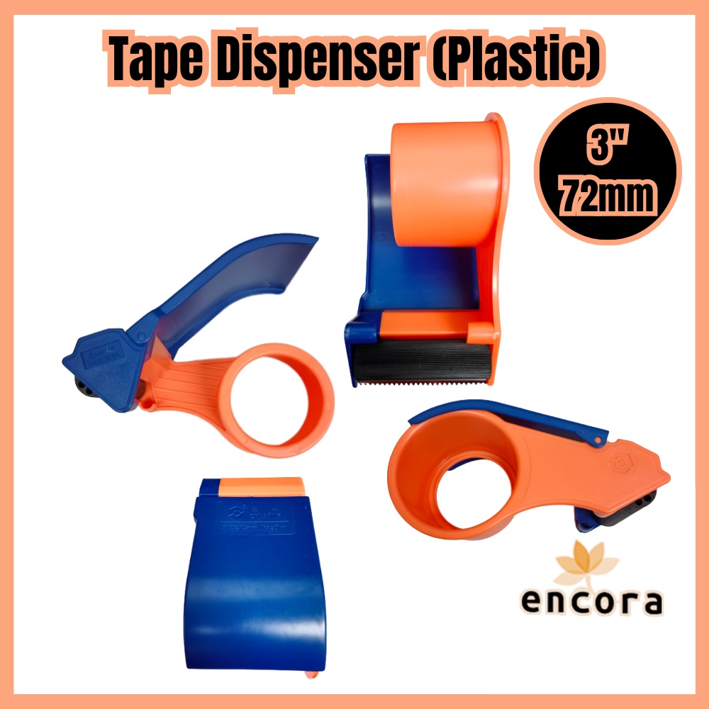[1PC] Encora 72mm Plastic Tape Dispenser Cellophane Tape Cutter Sealer ...
