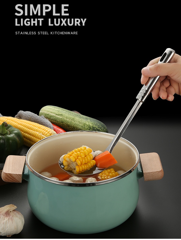 Stainless steel sandok cooking utensils wok spatula/wok spoon/colander ...