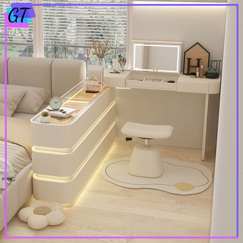 Dressing Table Rotating Desk Dressing Table Two In One Bedroom Computer ...