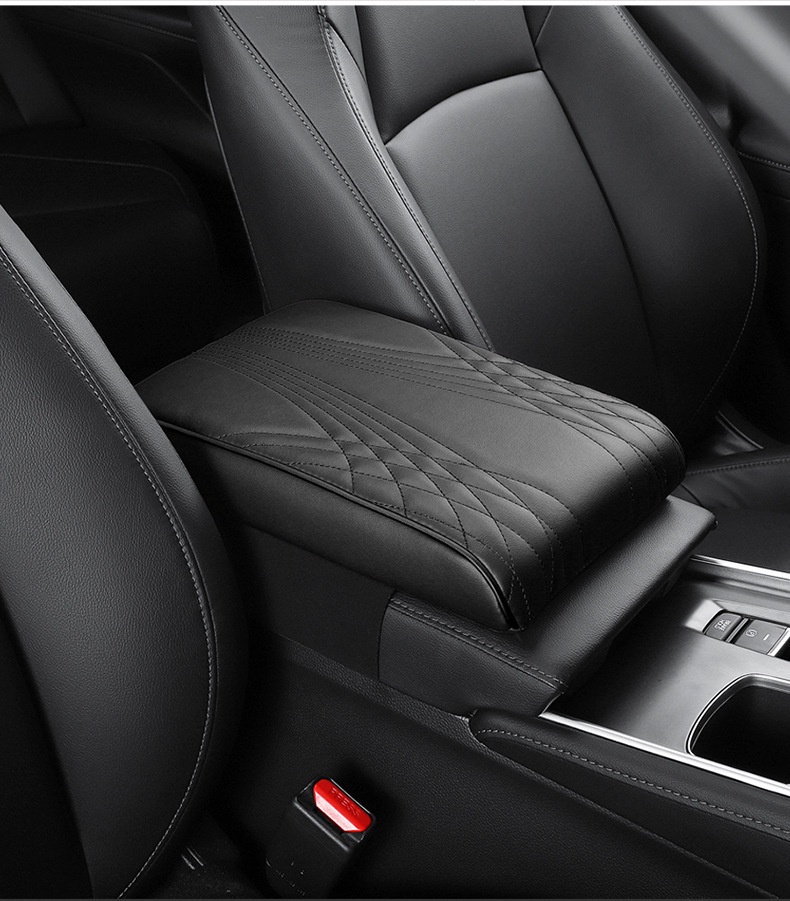 Car Armrest Box Mat Leather Auto Center Console Storage Box Cover Mat For Toyota Vios Raize Wigo ...