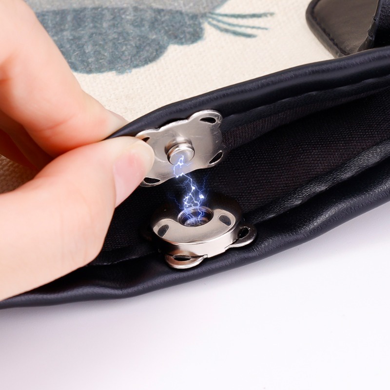 Automatic Magnetic Invisible Clothing Buttons Suitcase Bag Coat Buckle ...