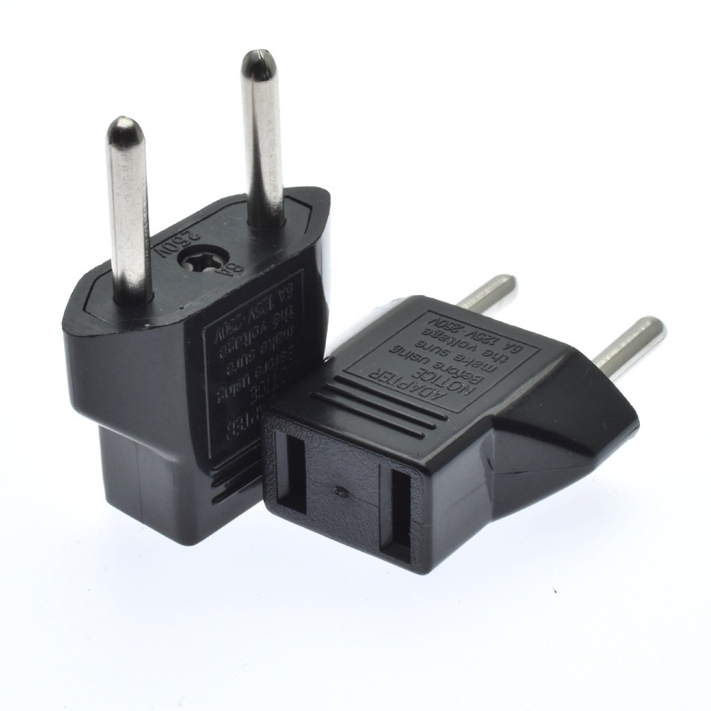 2 Pin Plug Converter Adapter High Quality US to EU Plug Adapter 2-Pin ...