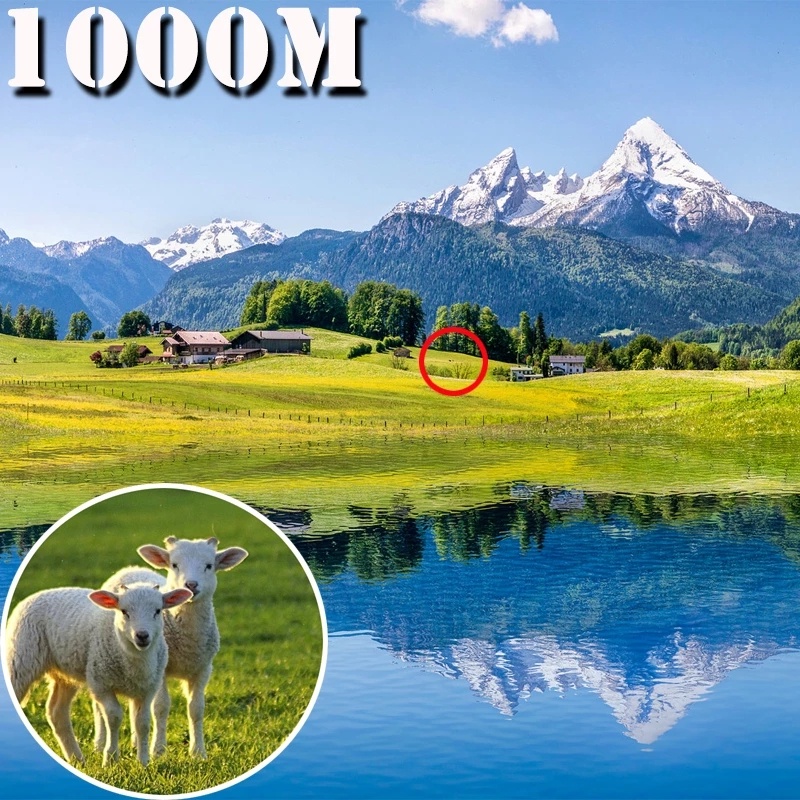 Long Distance Vision HD Zoom 5000M/100000M Portable Binoculars for ...