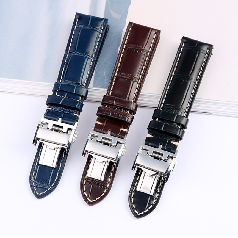 Genuine Leather Watch Strap For Longines L2 L3 L4 Masters COLLECTION Watchband Cowhide Strap ...