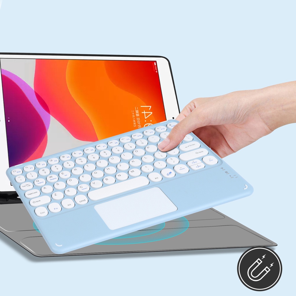 Bluetooth Keyboard Wireless Keyboard Bluetooth Mini Track pad Keyboard ...