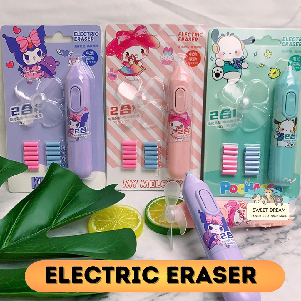 2 in 1 NO 105 SANRIO Pochacco Kuromi Melody CUTE Automatic Electric ...