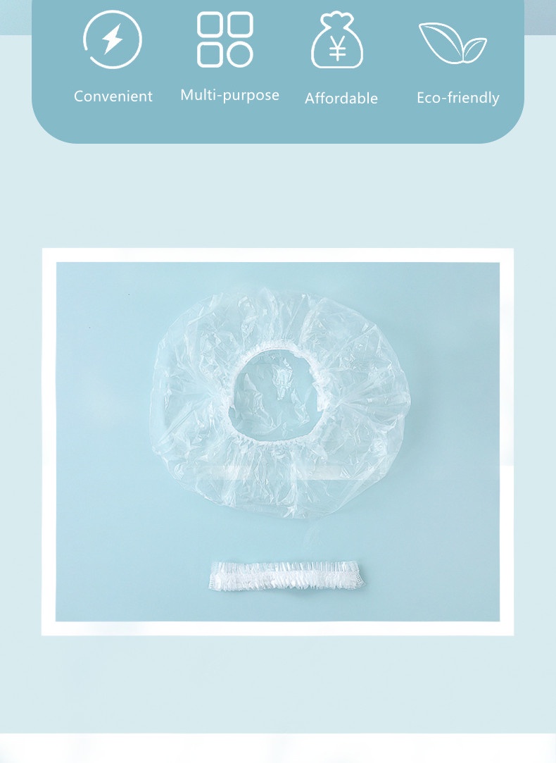 100PCS Cling Wrap Disposable Food Cover Elastic Plastic Covers for ...