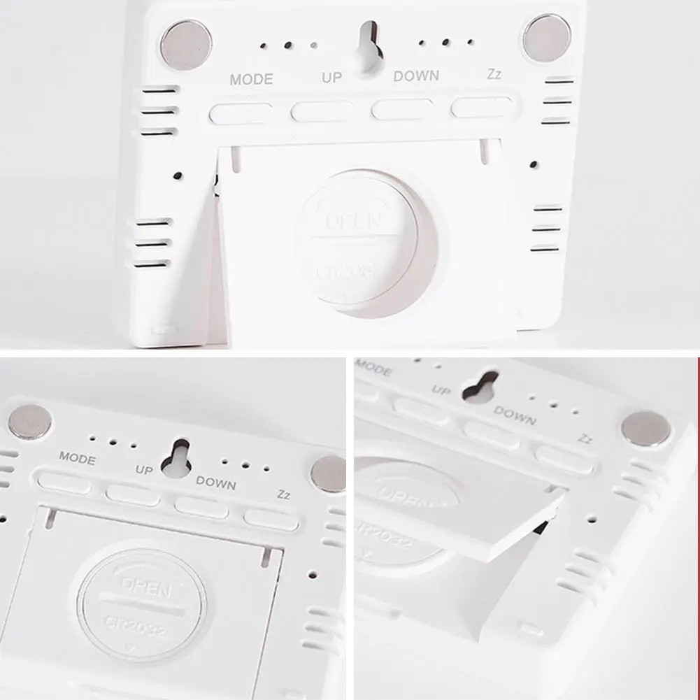 Ultra Thin Electronic Clocks Multifunctional Temperature Humidity LCD ...