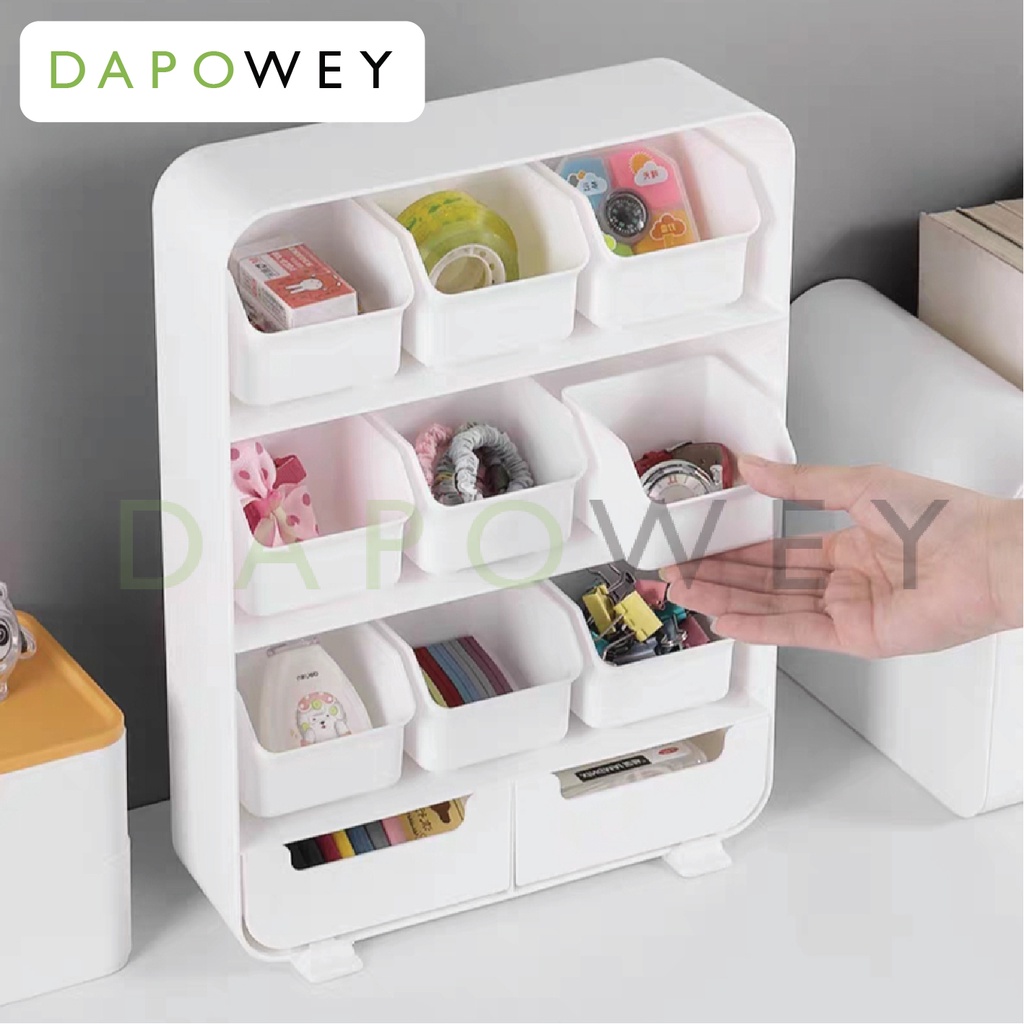 DW Laci Mini Meja Simpan Alat Tulis Pen Pencil Pemadam Organizer Drawer ...
