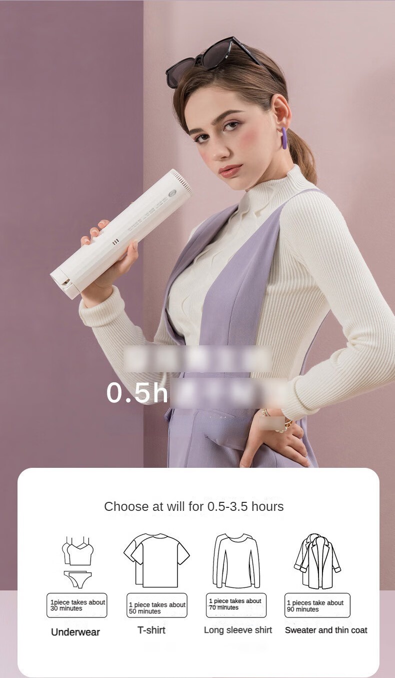 [SG Stock] Mini Clothes Dryer Multi-function Portable Clothes Dryer ...