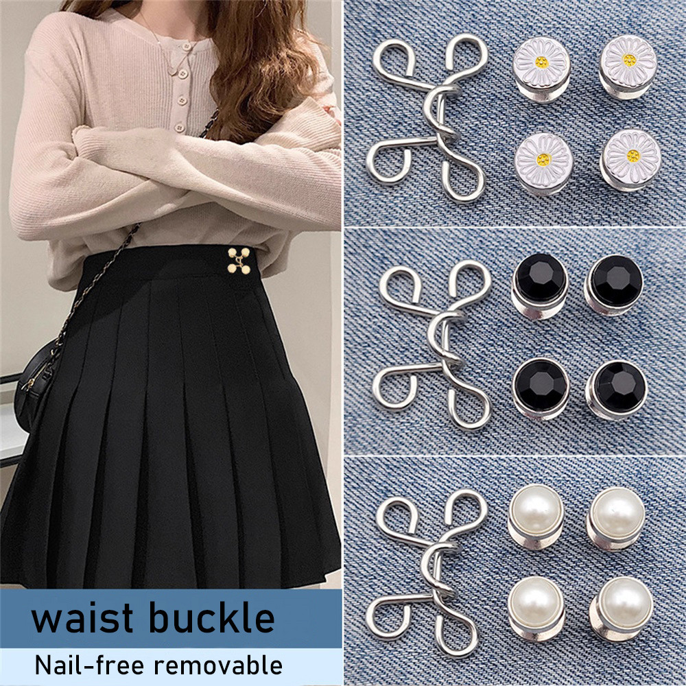 1 set Narrow Waist Handy Tool Tighten Waist Adjustable Jeans Waist ...