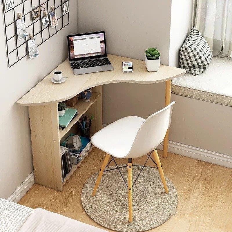 YSSH Study Table Wall Table L-Shaped Computer Desk Corner Desk Small ...