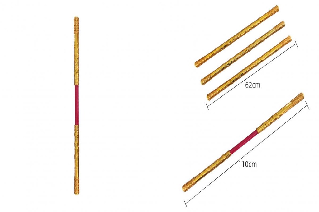 SPVPZ Monkey Wushu Sticks Automatic Stretchable Stainless Steel ...