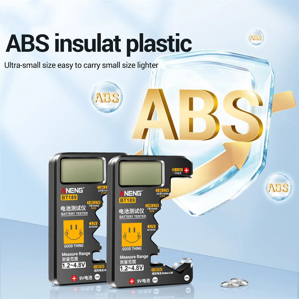 💎 SG READY STOCK💎Ultra-small Battery Tester 9V AA AAA Button Cell ...