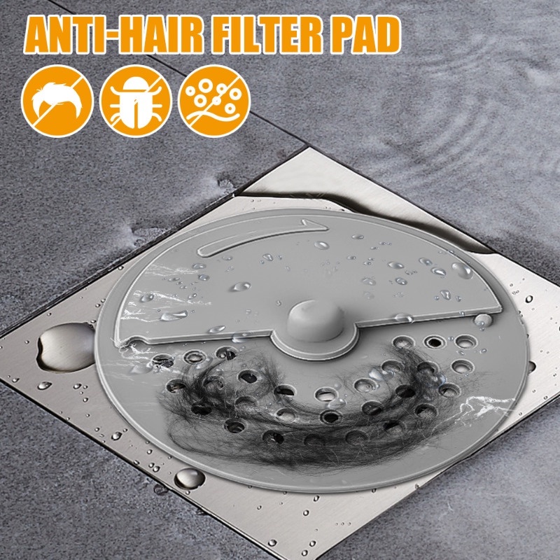 Silicone Anti-Clogging Floor Drain Cover / Bathroom Sewer Anti-odor ...