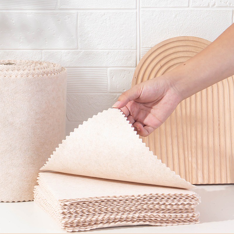 Super Absorbent Cleaning Cloth Towel Rag / Kitchen Thickened Scouring ...