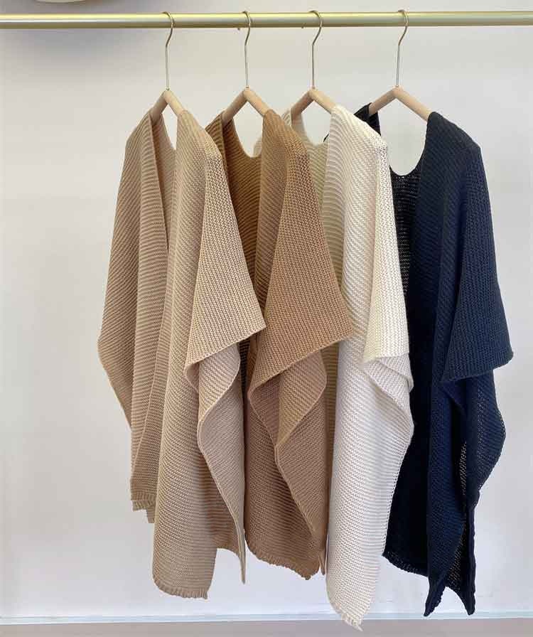 2023 new knitted shawl outdoor air-conditioned room warm neck ...