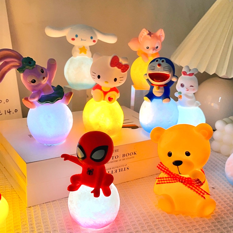 Sanrio Genuine Night Light Hello Kitty Kuromi My Melody Cinnamoroll ...