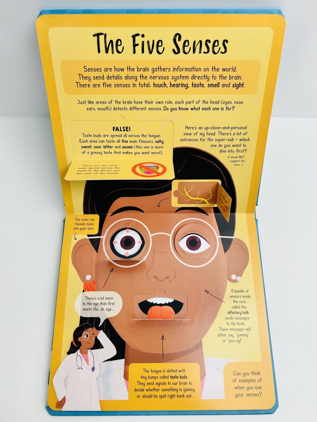 Human Body Adventure Lift The Flap Educational Book For Kids To Learn ...