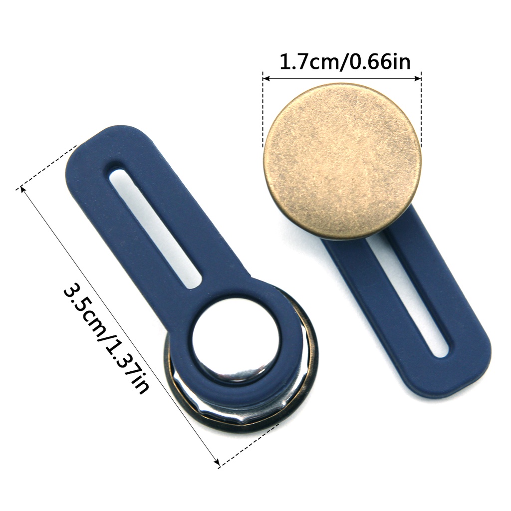5PCS Jeans Waist Extender Tool-Free Button Adjuster for Men & Women ...