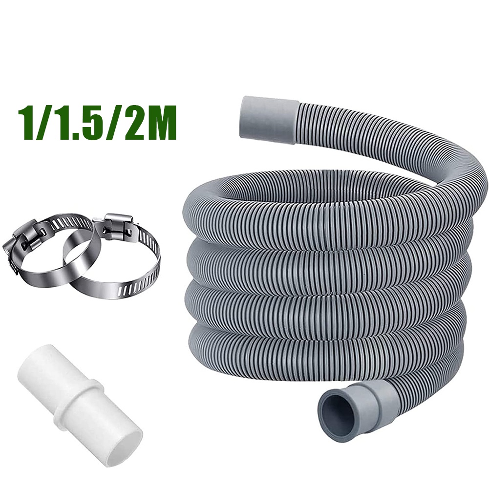 [YF] 1/1.5/2M Universal Washing Machine Dishwasher Drain Waste Hose ...