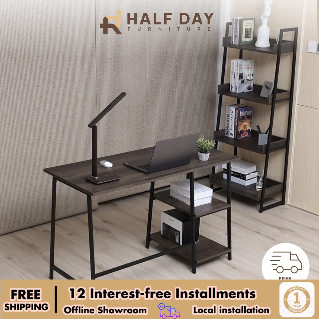 Nordic Modern Minimalist Computer Desk, American Wrought Iron Writing ...