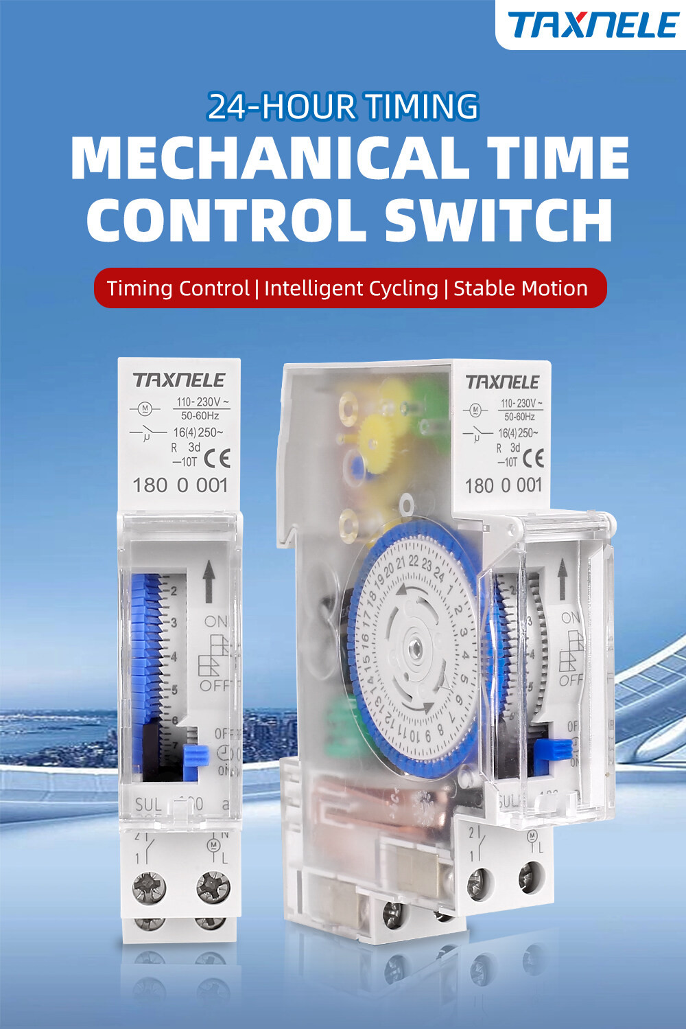 SUL180a Timer Switch 24 Hours Analogues Electrical AC 220V 110V 16A Din ...