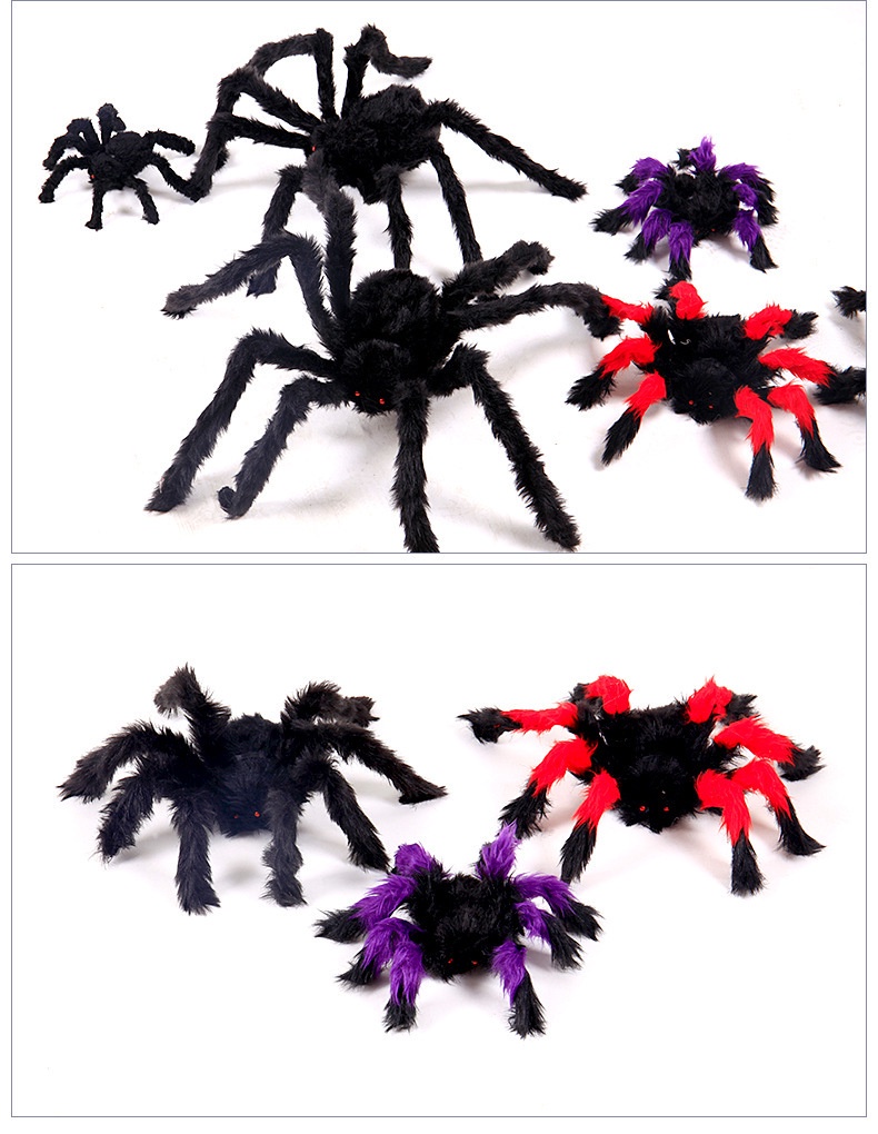 Halloween 30/50/60cm Horror Spider Cobweb Spider Web Spider Props Party ...