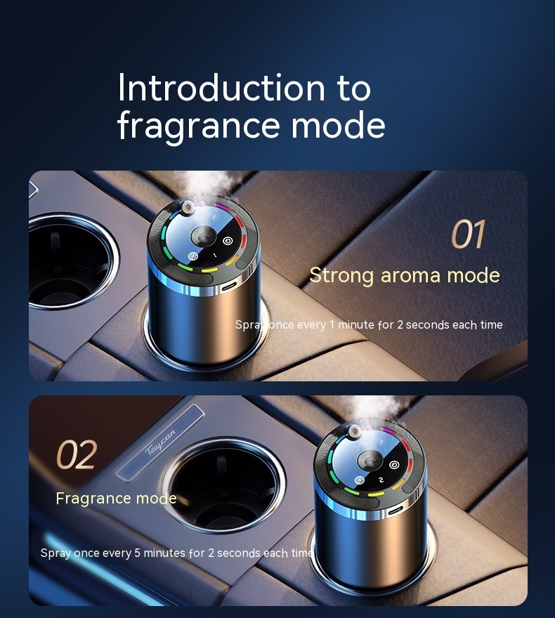 Car Aroma Diffuser Nebulizer Home Wireless Ultrasonic Aroma Diffuser ...