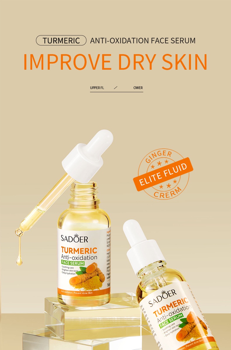 Turmeric Antioxidant Serum Hydrating Refreshing Facial Serum | Shopee ...
