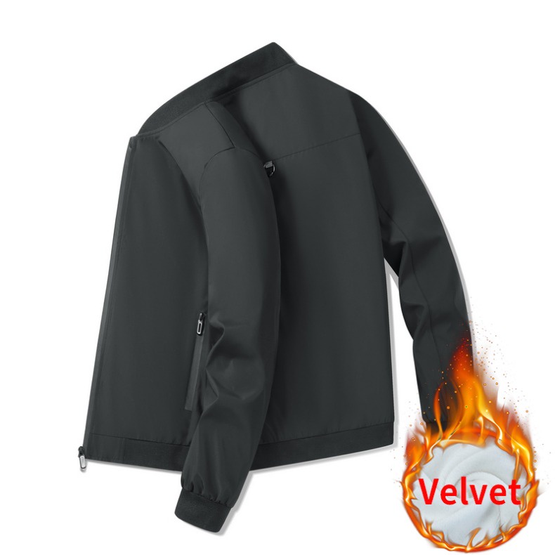 [Ready Stock] Jacket Men Korean Slim Fit Bomber Jacket Windproof and ...