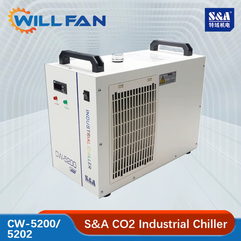 Will Fan S&A CW5000 CW5200 Industry Water Chiller For Co2 Laser Cut ...