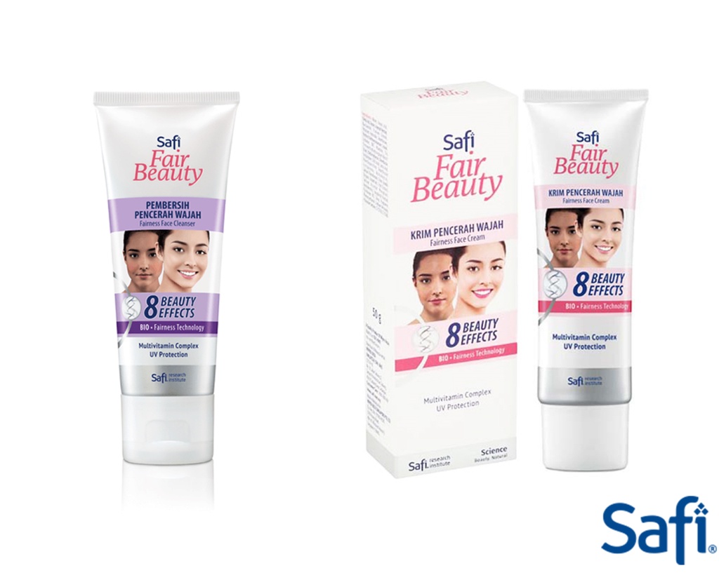 Safi Fair Beauty Series (Face Cleanser/Face Lightening Cream) | Shopee ...
